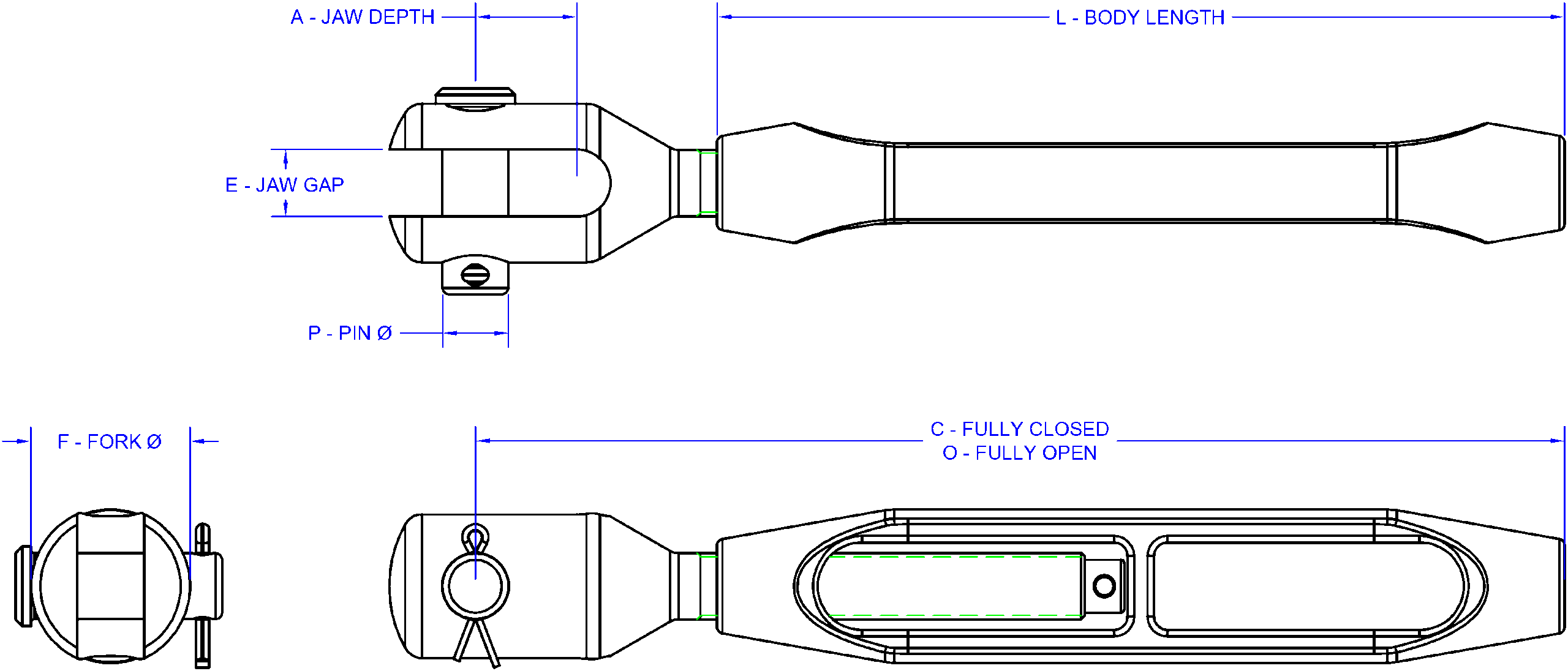 Fork And Open Body | U.S. Spars