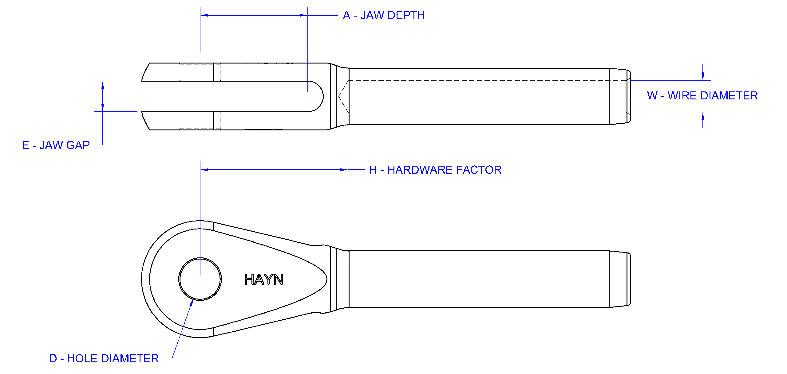 Swage Aircraft Fork – MS Style | U.S. Spars